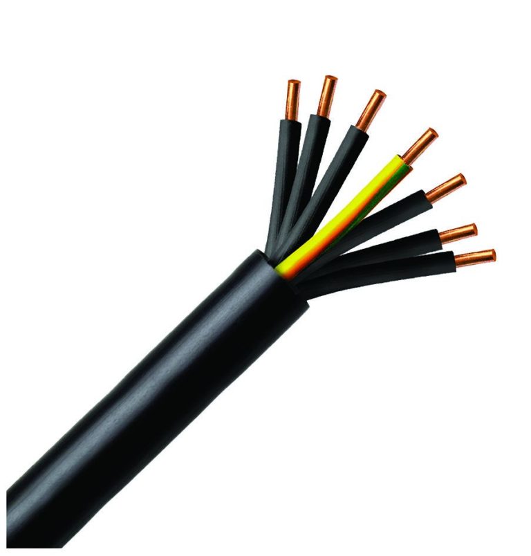 Câble électrique RO2V 7G 2,5 mm2, Long. 100 m - IDK